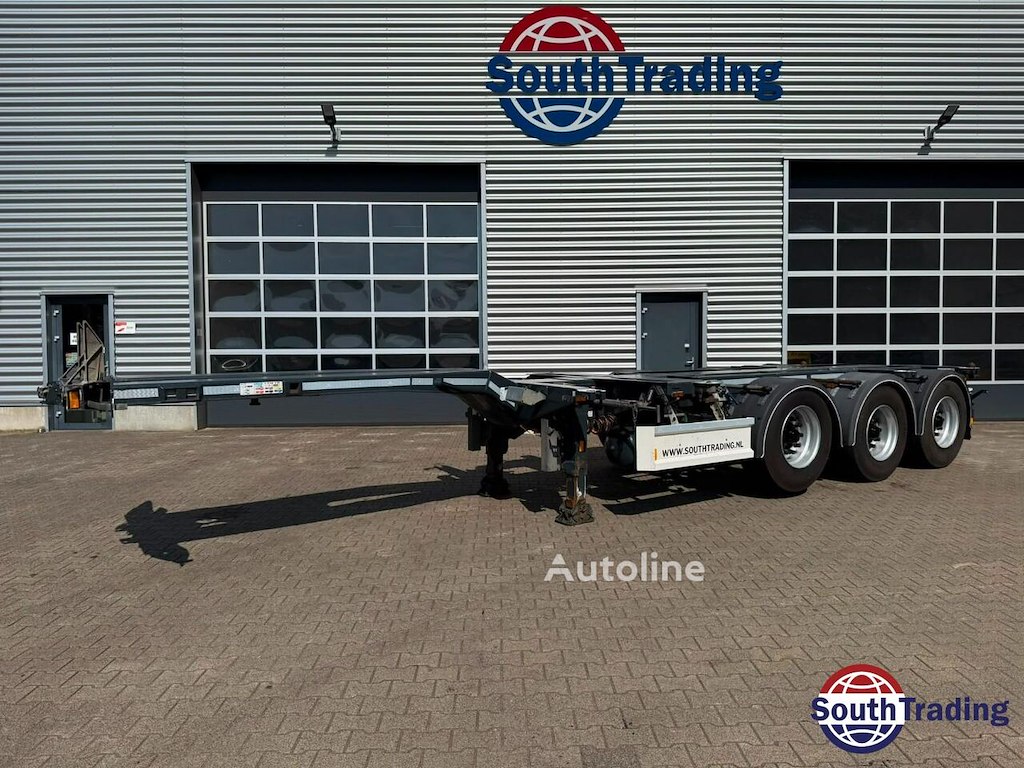 D-Tec FLEXITRAILER APK/MOT/TUF 26-09-2027 poluprikolica za prevoz kontejnera