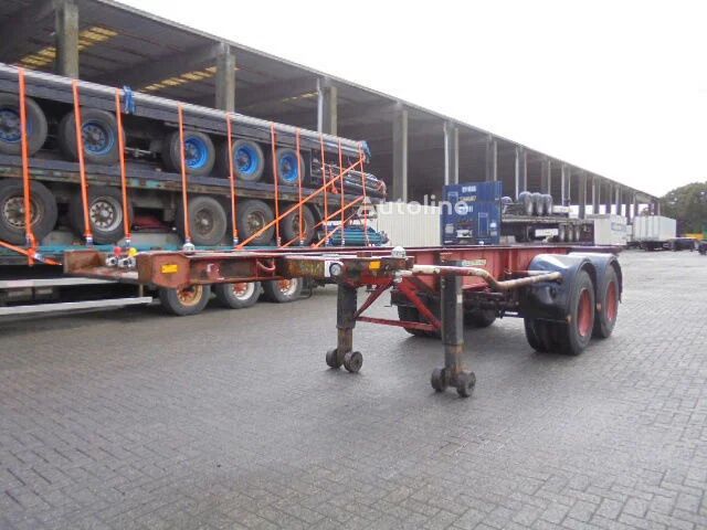 Krone SZC 20 Z STEEL SUSPENSION NL KENTEKEN poluprikolica za prevoz kontejnera
