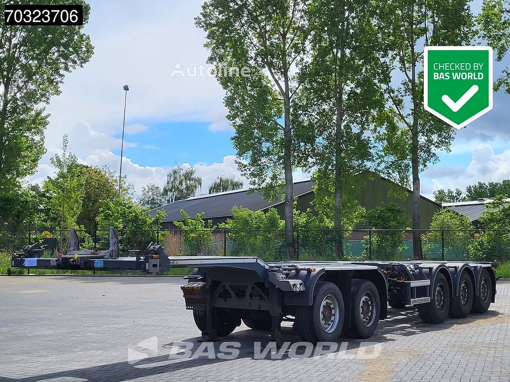 D-Tec VCC-06 5 axles Breker-Chassis Steering +Lift axle APK 10/26 poluprikolica za prevoz kontejnera