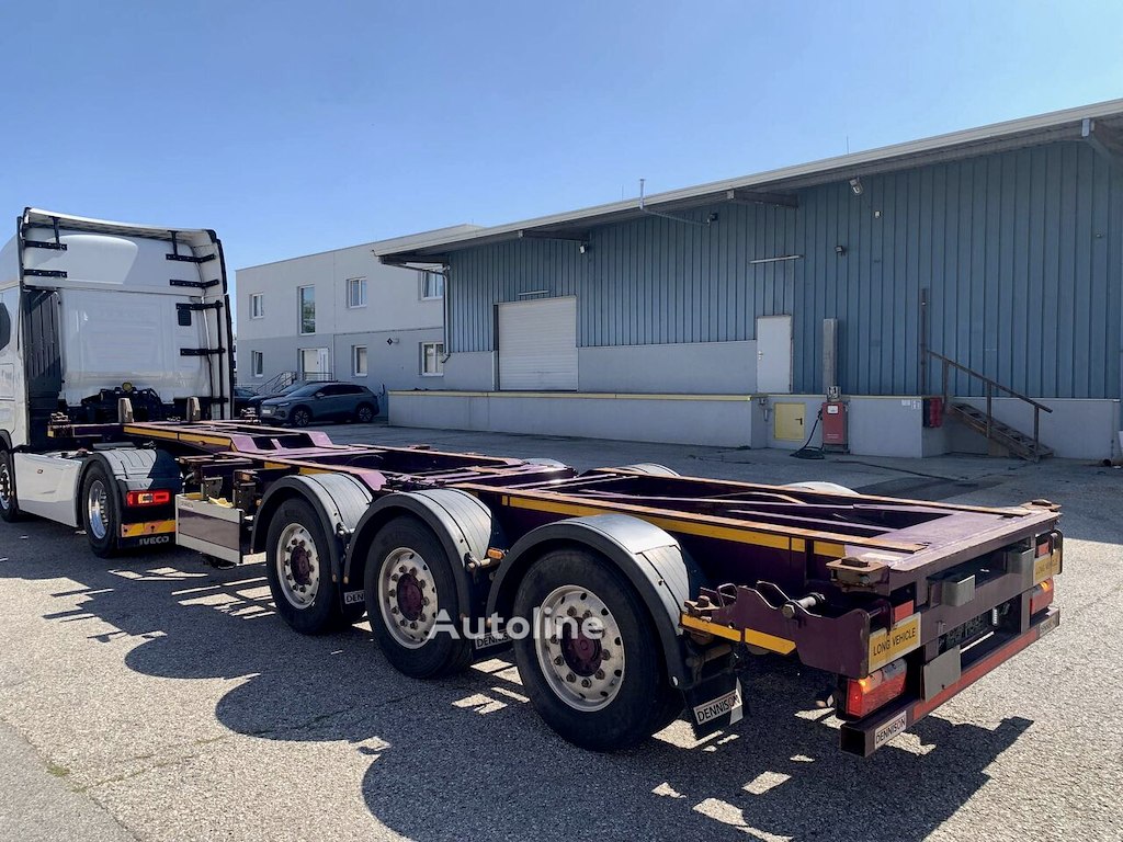 Dennison Extendable 1x20' / 2x20' /1x40' (( 6X in Stock )) poluprikolica za prevoz kontejnera