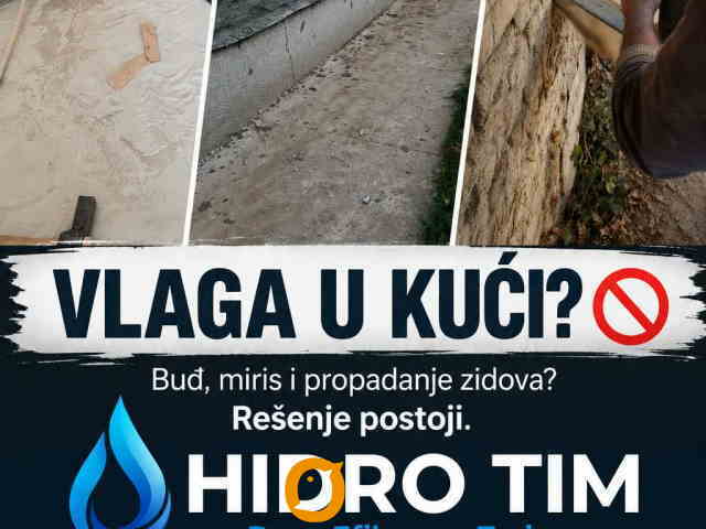 Hidroizolacija vlažnih kuća