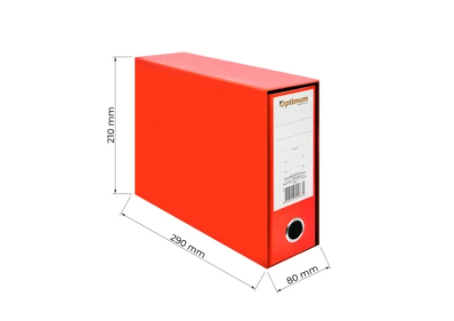 Registrator A5 80 mm crveni Optimum