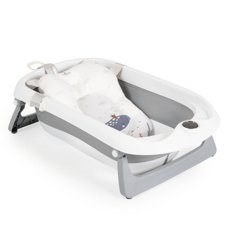 Cangaroo Sklopiva kadica za bebe Balena – Grey