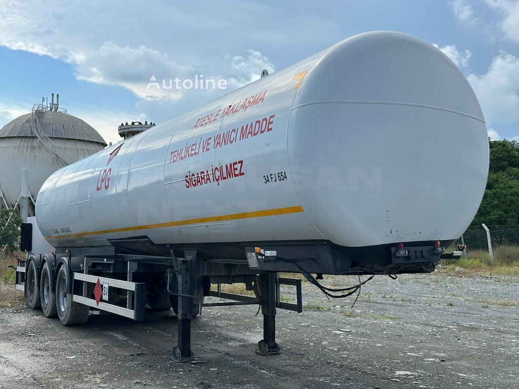 Doğan Yıldız 4x 42.5-43 M3 LPG Tank Trailer for sale poluprikolica cisterna za gas