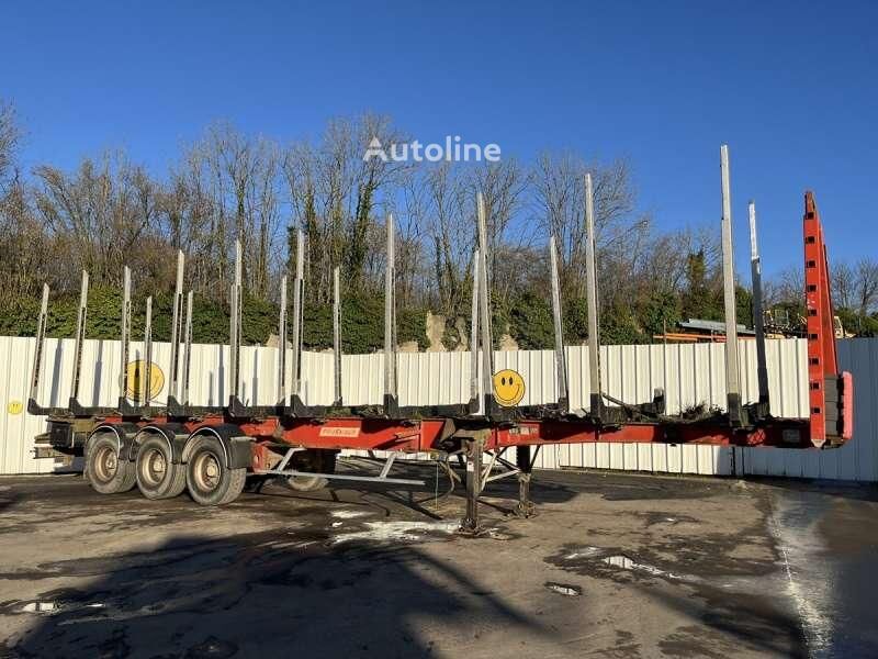 Fruehauf GRUMIERE 3 ESSIEUX poluprikolica za prevoz drva