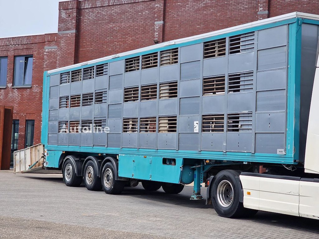 LeciTrailer Guiton livestock trailer 3 deck - Loadlift - Steering axle - Mov poluprikolica za prevoz stoke