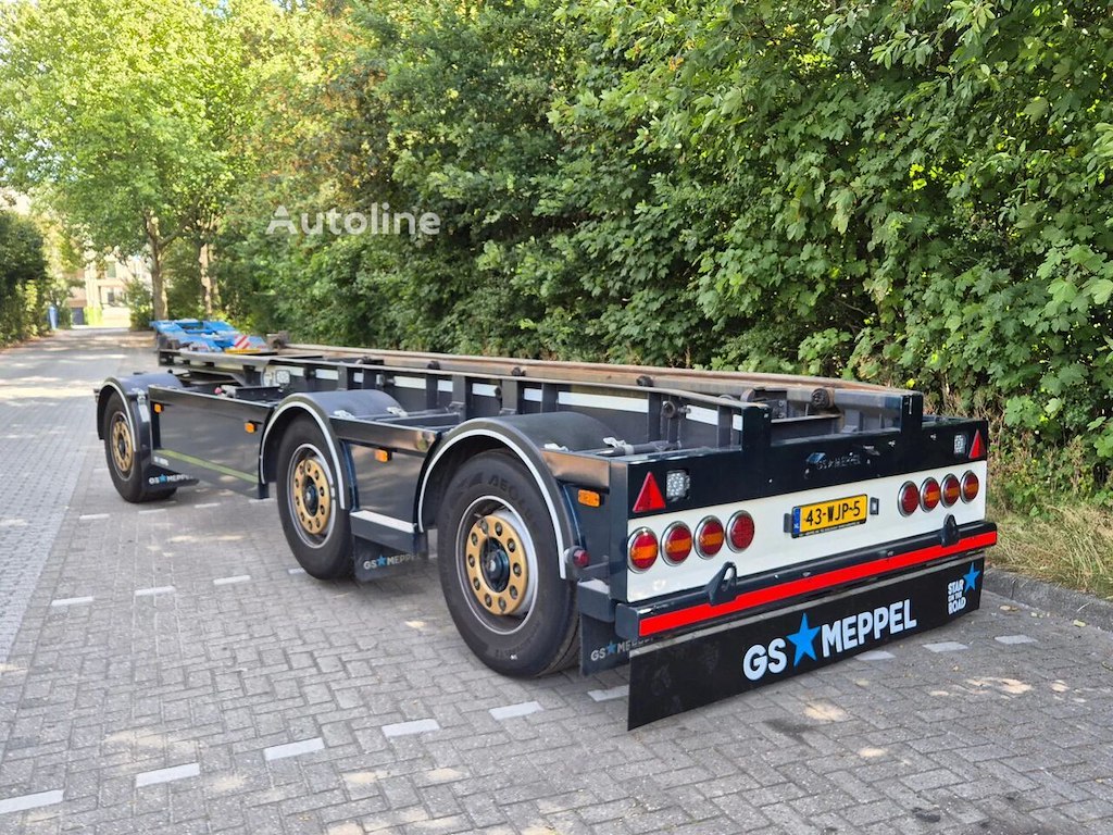 GS Meppel AIC-2700 N - ROLLENBAAN - LIFTAS prikolica za kontejnere