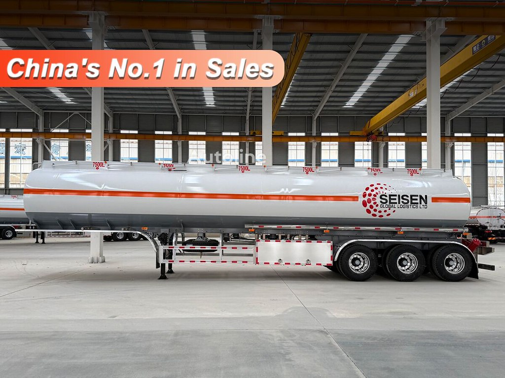 Novi Intai Vehicle 45000Liters Diesel Oil Tanker Trailer For Sale in Tanzania prikolica cisterna za gorivo