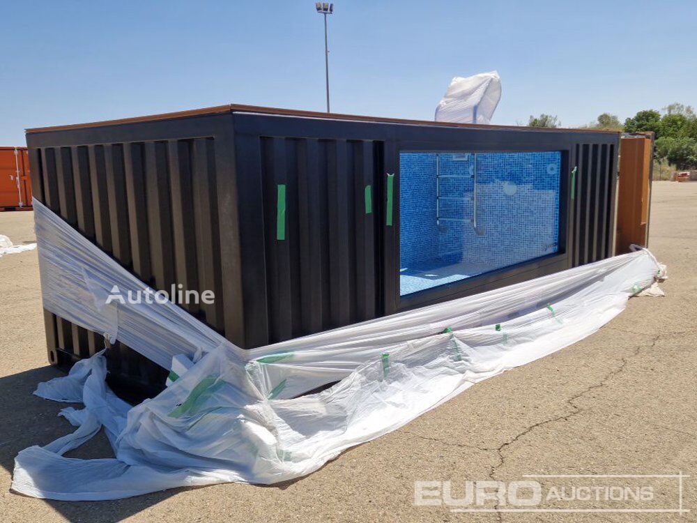 Prodaje se 2026 5.8m x 2.2m x 1.6m Swimming Pool, Steel Frame, Non-Slip Lin kontejner 45 stopa na aukciji