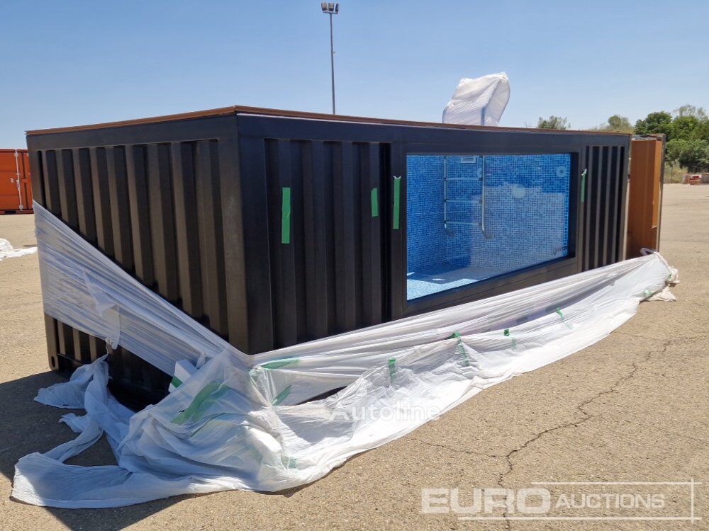 Prodaje se 2026 5.8m x 2.2m x 1.6m Swimming Pool, Steel Frame, Non-Slip Lin kontejner 45 stopa na aukciji