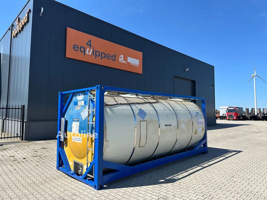 CIMC 20FT ISO 25.040L / UN PORTABLE T11 / 2.5Y + CSC-TEST: 08/2027 rezervoar-kontejner 20 stopa