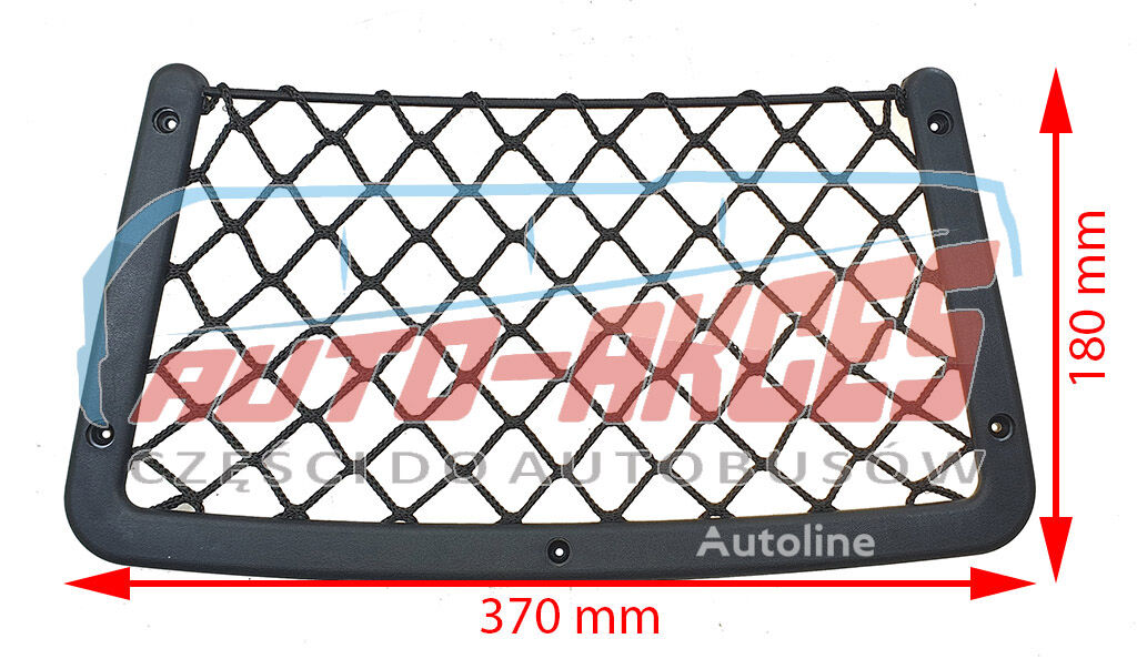 Siatka fotela 370x180 mm czarna Bova Net for seat 370x180 mm black za Bova Setra Neoplan MAN autobusa