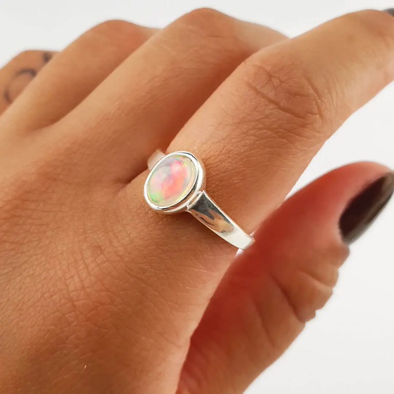 Lumina | Opal Prsten | Srebro 925 #12489