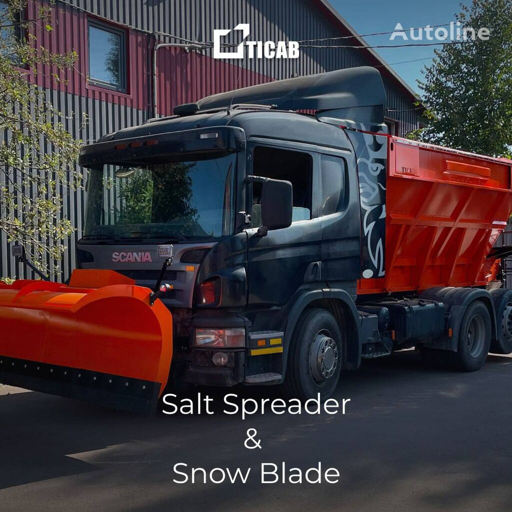 Novi TICAB Manufacturer Salt and sand spreader / Spreader for Trucks 9m3 rasipač peska