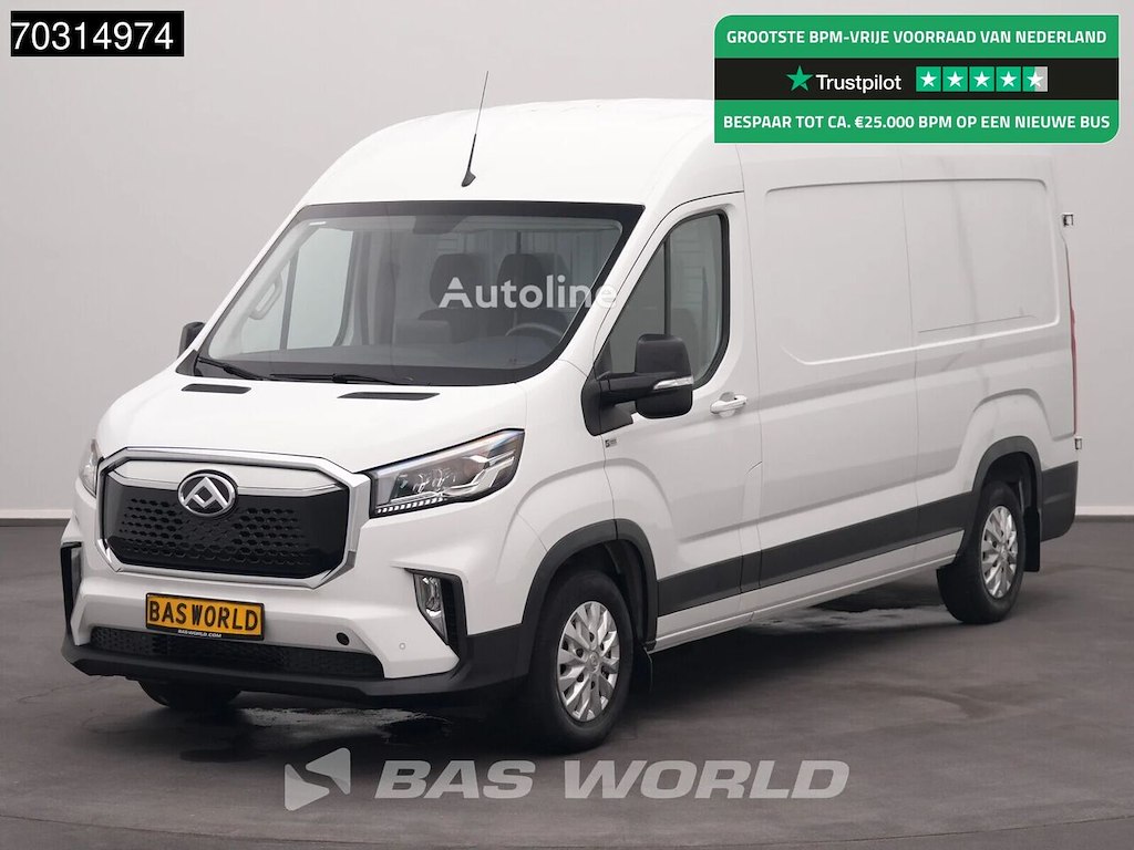 Maxus eDeliver 9 Elektrisch 72kWh 288km WLTP Stad 204PK Snelladen L3H2 minibus furgon