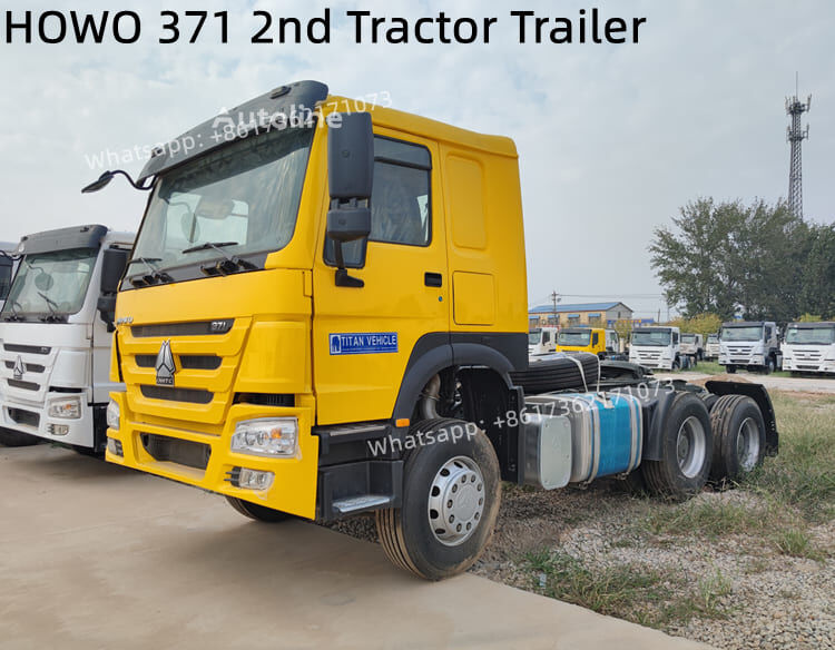 Howo Good Condition Used HOWO 371 2nd Tractor Truck for Sale tegljač