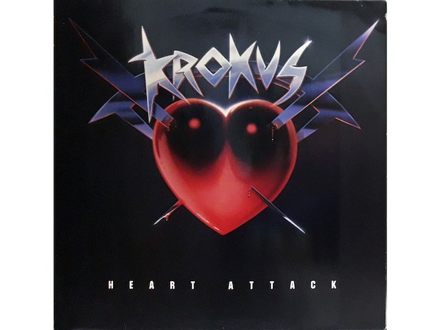 LP*: KROKUS - HEART ATTACK (GERMANY, 1988) PERFEKTNA