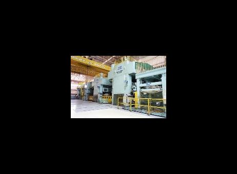 CNC abkant presa Hitachi Zosen Tandem press line