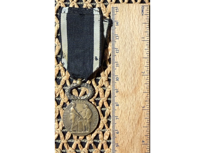 medalja casti za drustva za uzajamnu pomoc Francuska