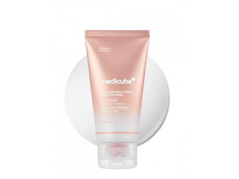 MEDICUBE Collagen Milk Toning Wrapping Mask 75ml *NOVO*