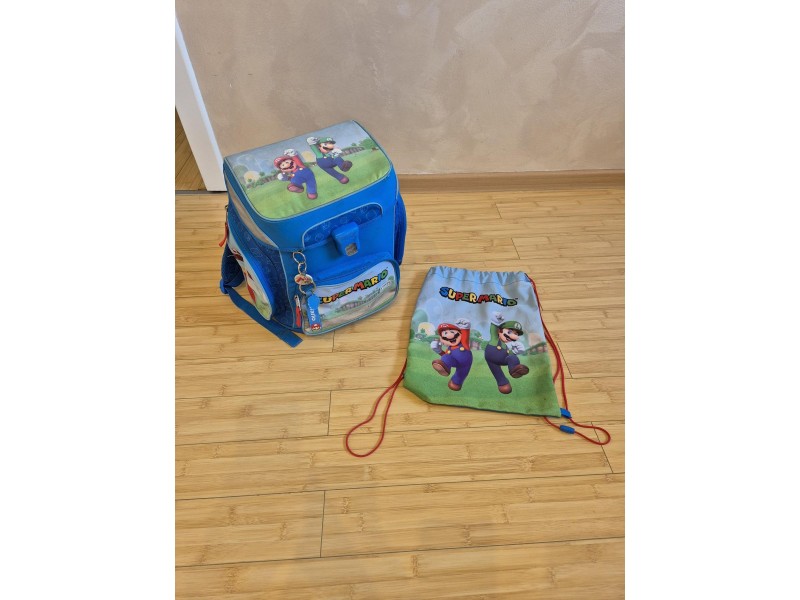 Scooli EasyFit anatomski ranac SUPER MARIO sa vrećicom
