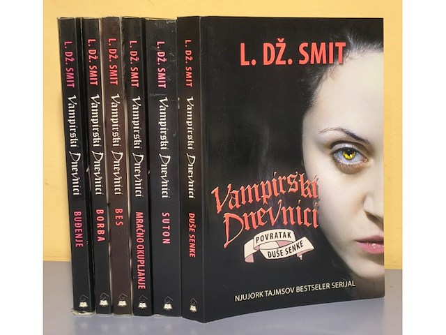 VAMPIRSKI DNEVNICI komplet prvih šest knjiga