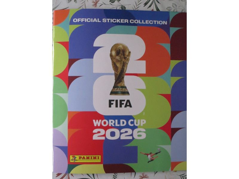 PANINI FIFA WORLD CUP 2026 PRAZAN ALBUM NAJNOVIJE