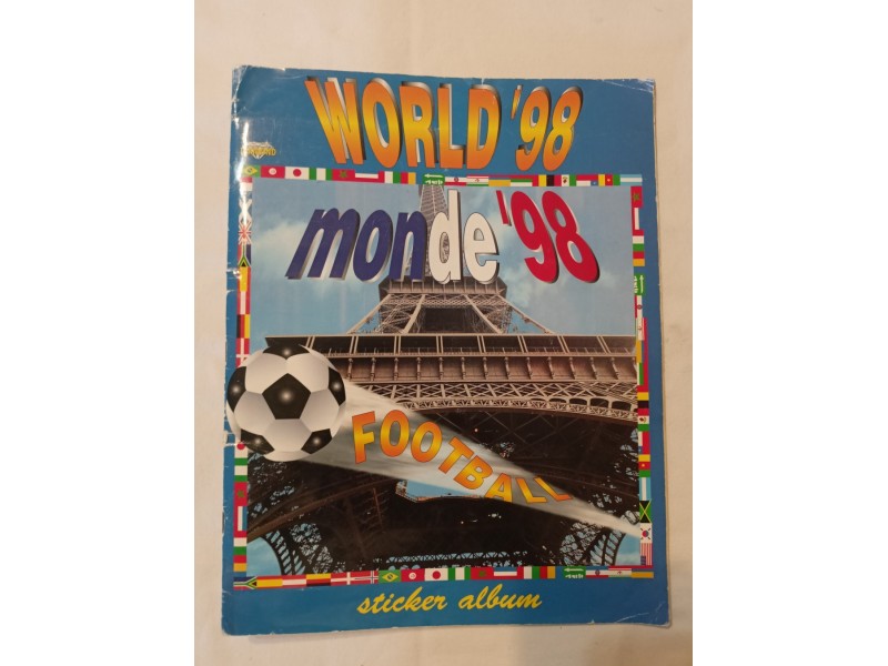 WORLD 98 -monde 98 SVETSKO PRVENSTVO FRANCUSKA 98