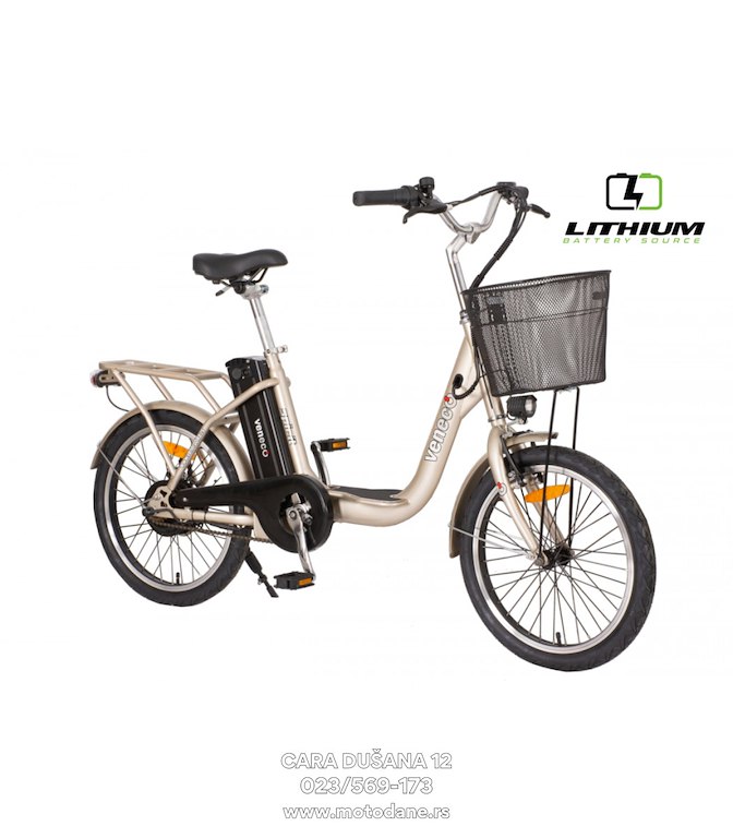 Električni bicikl Veneco SPIRIT 36V 10AH bež