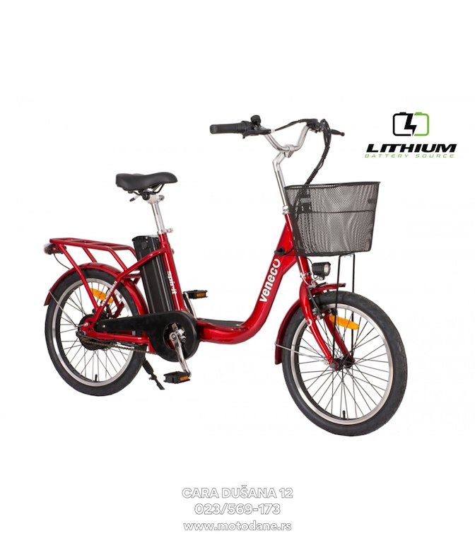 Električni bicikl Veneco SPIRIT 36V 10AH crveni