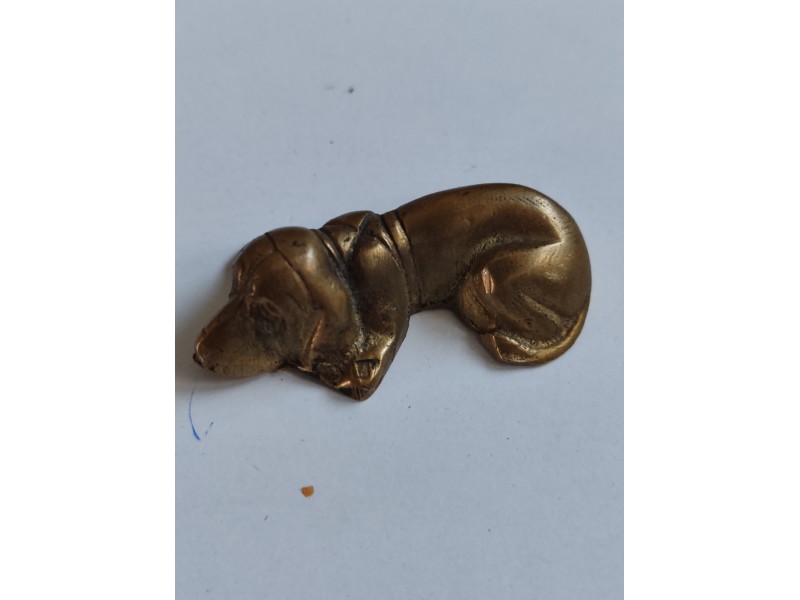 RETRO MESINGANA MINIJATURNA FIGURA PSA TEG ZA PAPIR