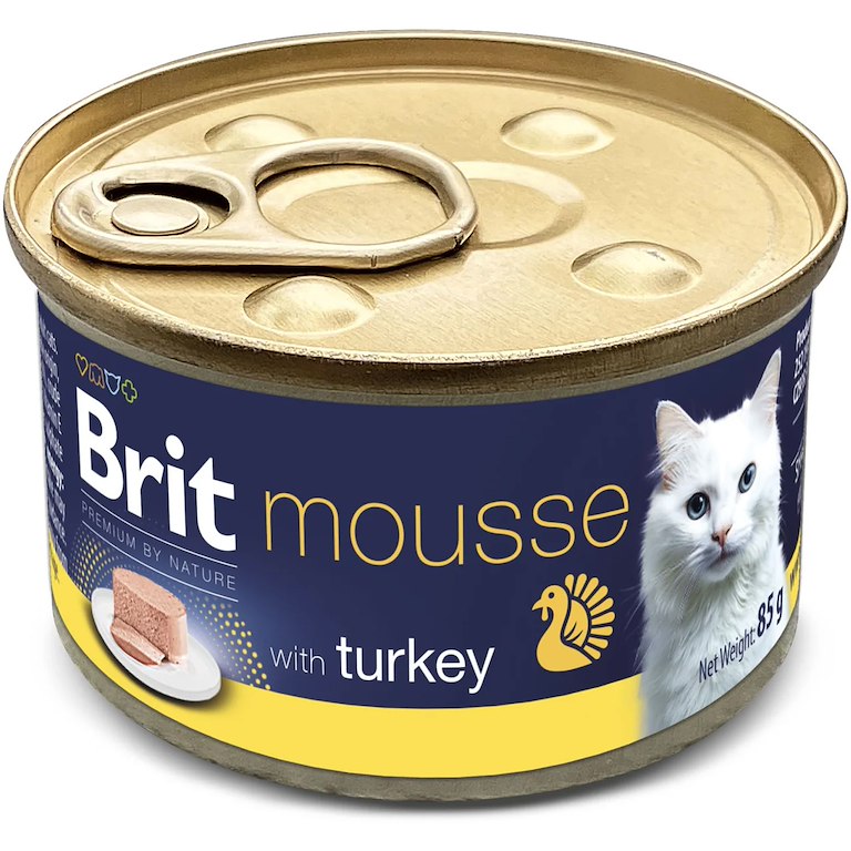 BRIT Nature mačke mus ćuretina 85 g