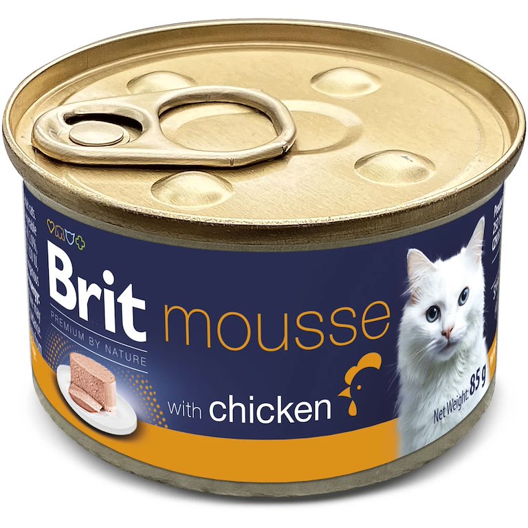 BRIT Nature mačke mus piletina 85 g