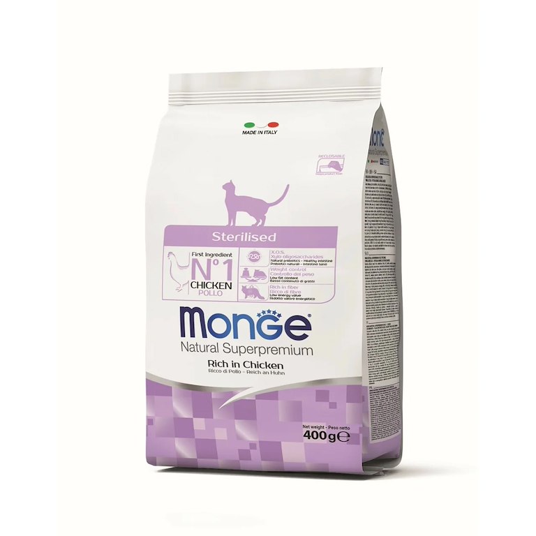 MONGE Hrana za sterilisane mačke, 400g