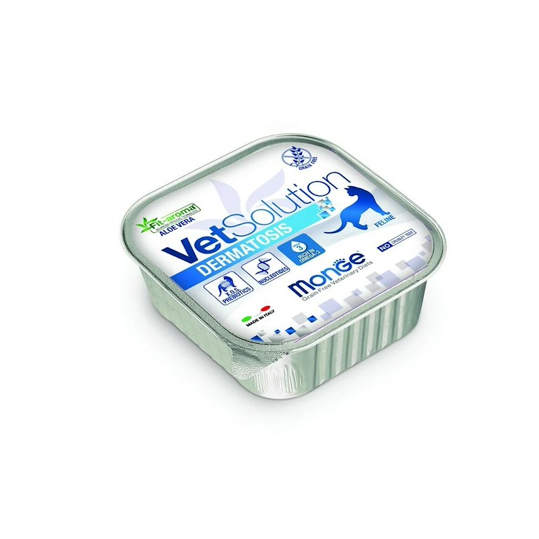 VET SOLUTION Monge Cat Pašteta Dermatosis, 100g