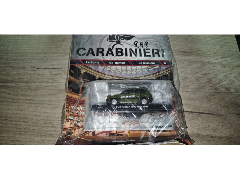 DeAgostini Carabinieri Fiat Panda 1000 Fire (1986) 1:43