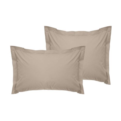 De Beige Oxford Saten Jastučići (Set od 2 komada)