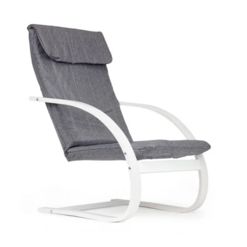 Modern Home Stolica za ljuljanje white/charo