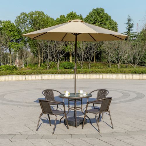 Baštenski suncobran 270 cm capuccino Roma 24-SA0116K