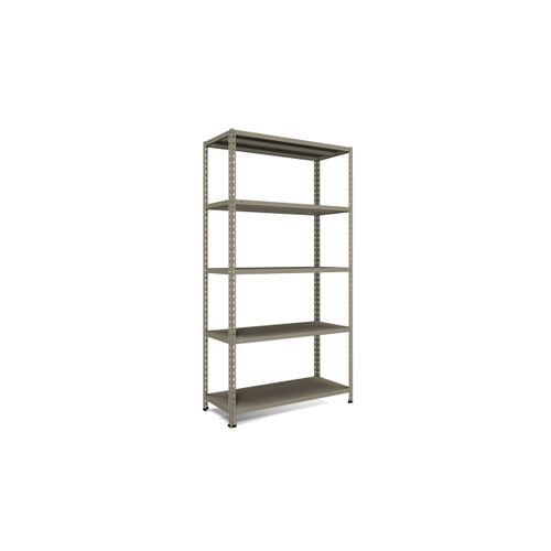 Metalna polica KIT 188 x 100 x 40 cm 5 x 65 kg - siva