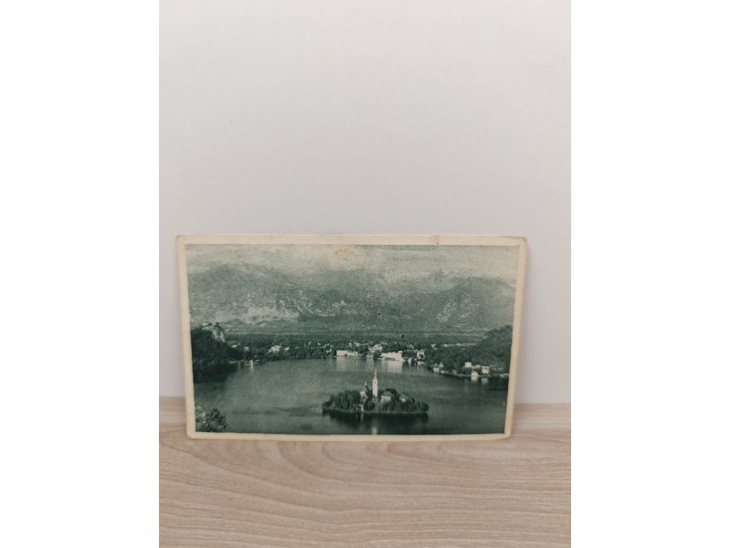 Vintage razglednica Bled