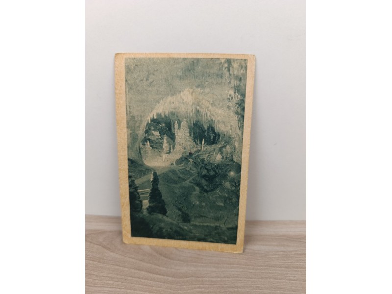 Vintage razglednica Postojnska jama