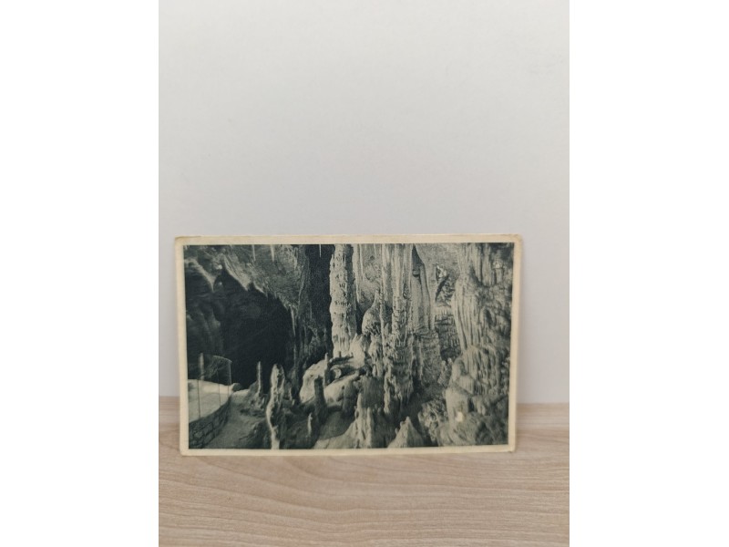 Vintage razglednica Postojnska jama