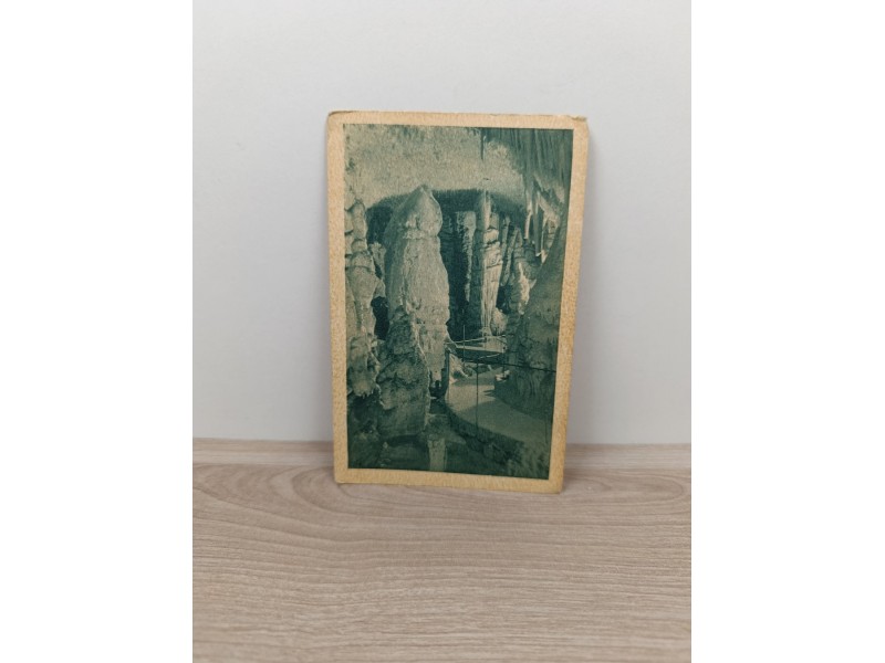 Vintage razglednica Postojnska jama