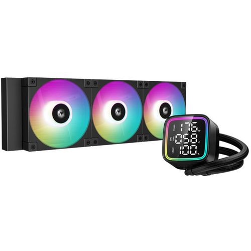 CPU Hladnjak DeepCool LD360 ARGB LCD ekran CRNO, R-LD360-BKMSN-G-1