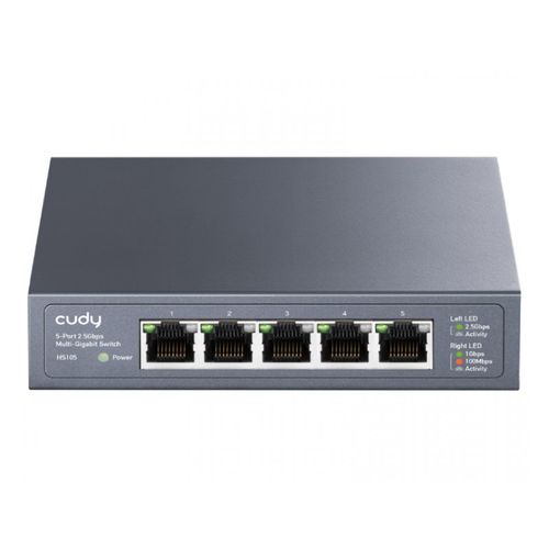 Cudy HS105 5-port 2.5G desktop metal switch