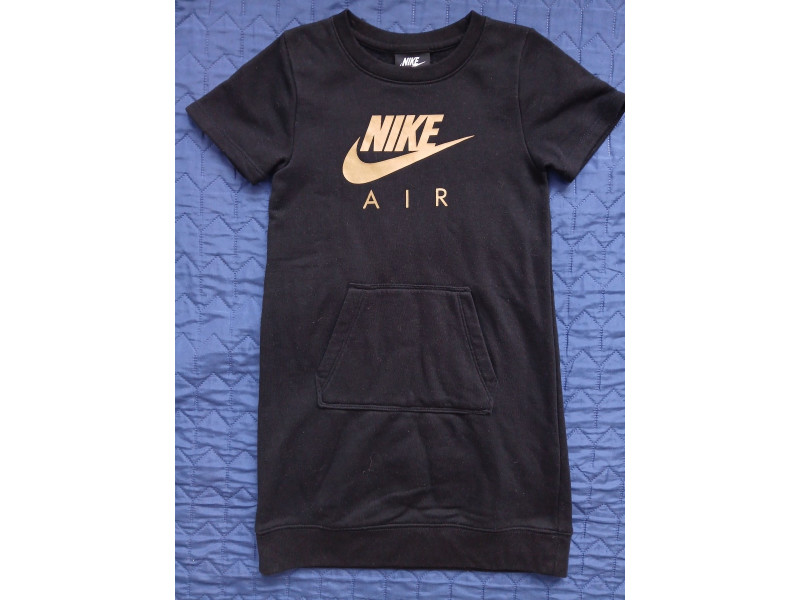 Nike original crno-zlatna duks-haljina, 116-122