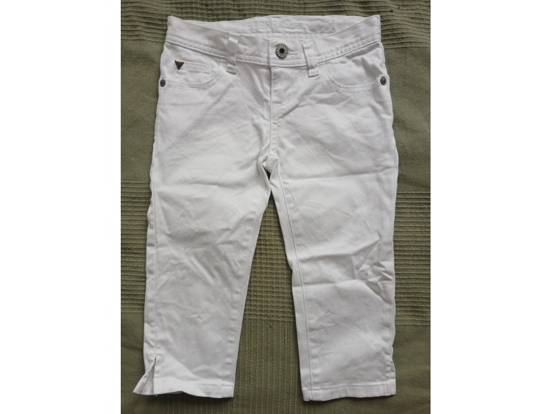Guess bele pamucne pantalone do kolena, 116-122