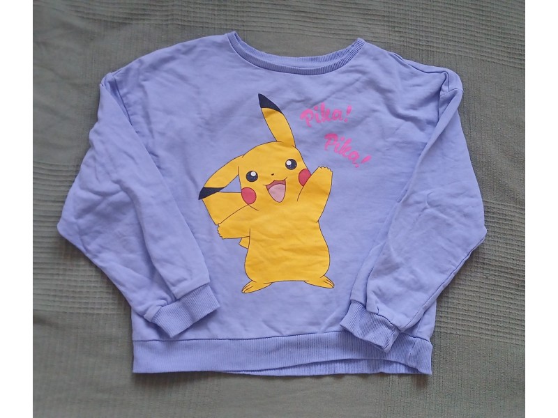 Sinsay Pokemon Pikachu pamucni duks, 128