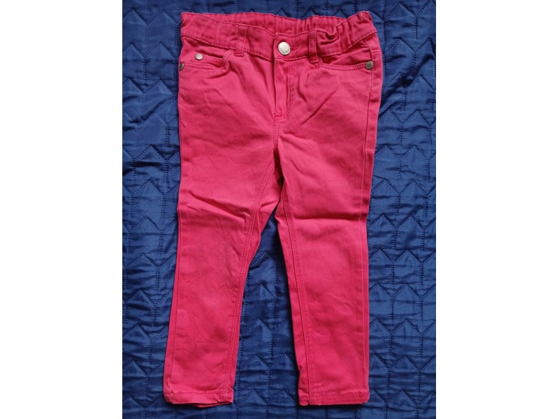 Dopodopo crveno-roze-ciklama pantalone, 92-98